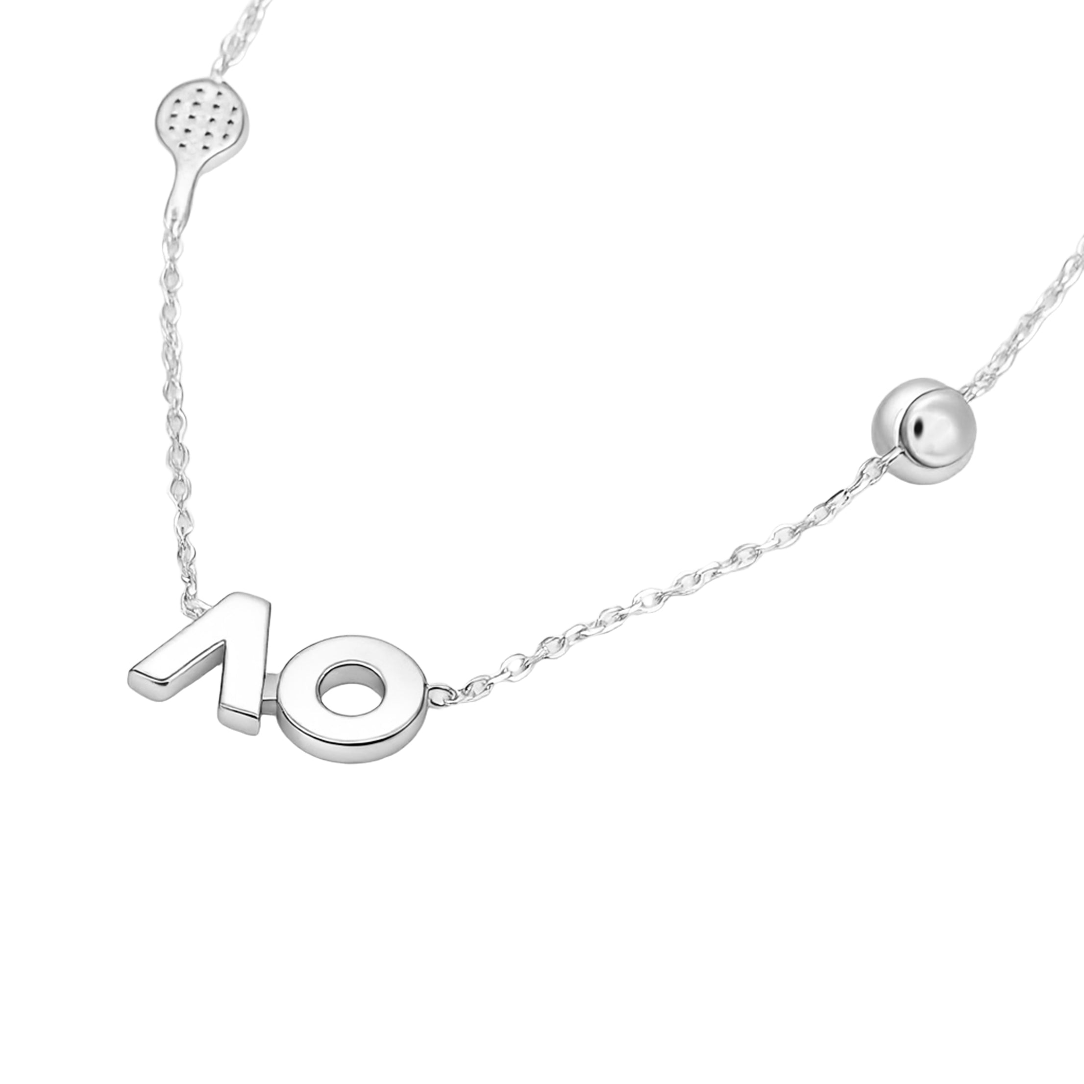 AO Racquet & Heart Necklace – AO Official Store