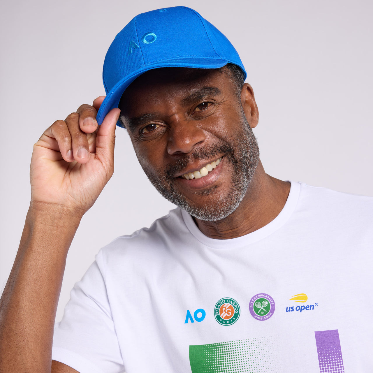 Shop Bright Blue Cap AO Logo AO25 Collection