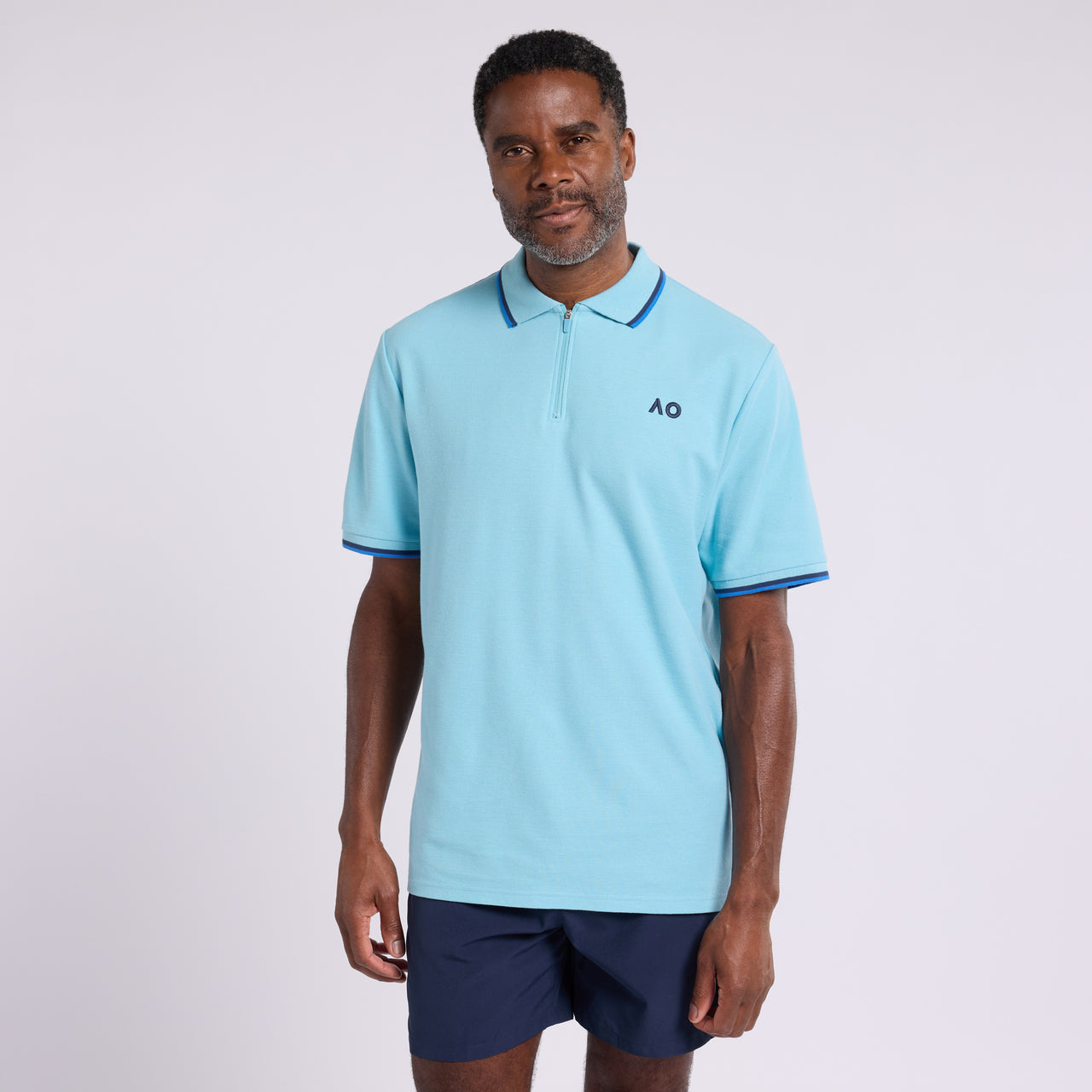 Shop Men's Polo Half-Zip AO Logo – AO25 Collection