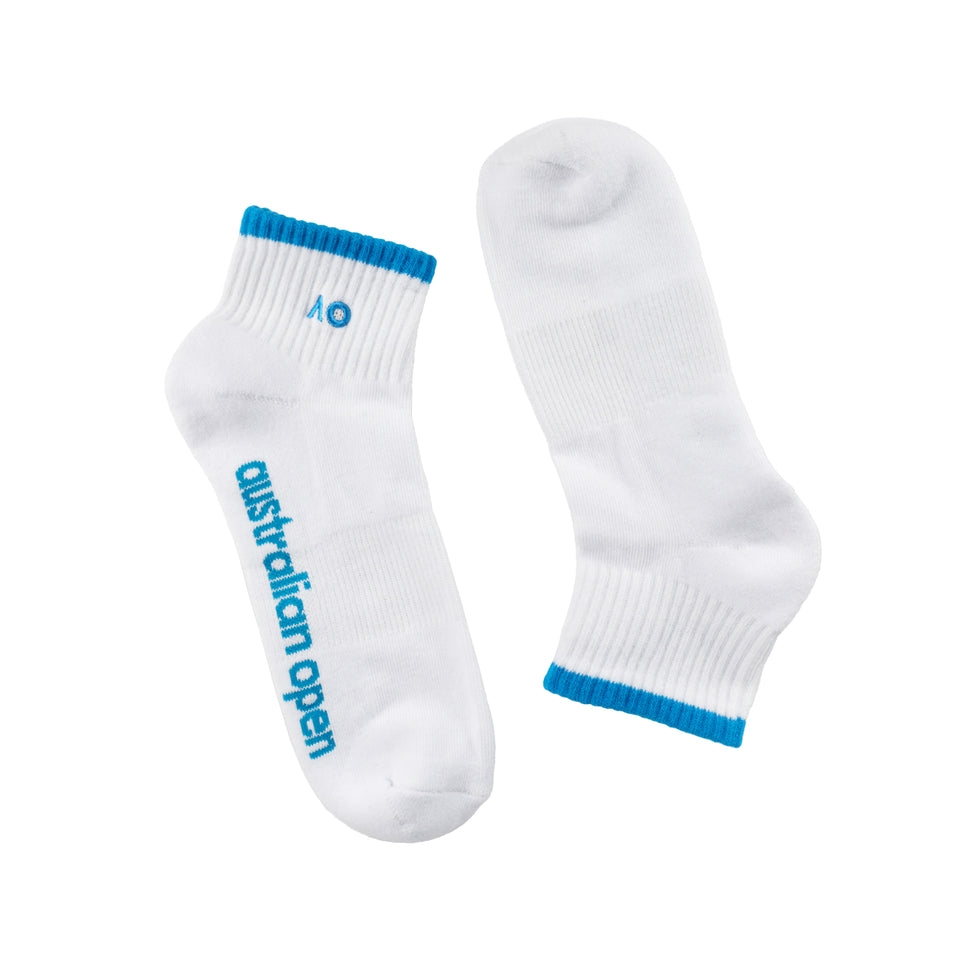 Australian Open Ankle Socks White